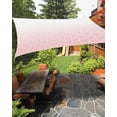 Abstract Texture Sun Shade Sail 6.5'X10' Classic Pink Gradient Line UV ...