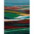 Abstract Textured Landscape Canvas Print Wall Art for Living Room ...
