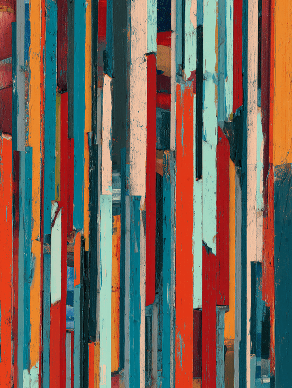 Abstract Textured Vertical Stripe Canvas Print, Wall Decor for Living ...