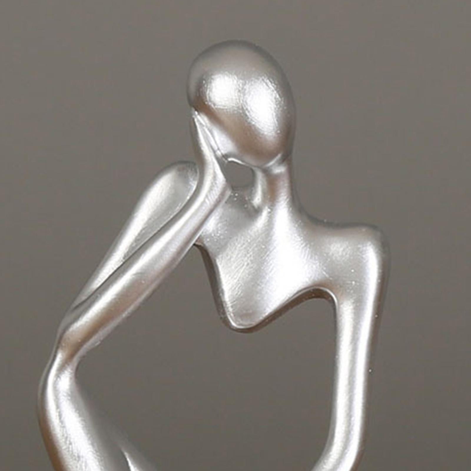 Abstract Thinker Sculpture, Creative Resin Crafts, Modern Statue ...