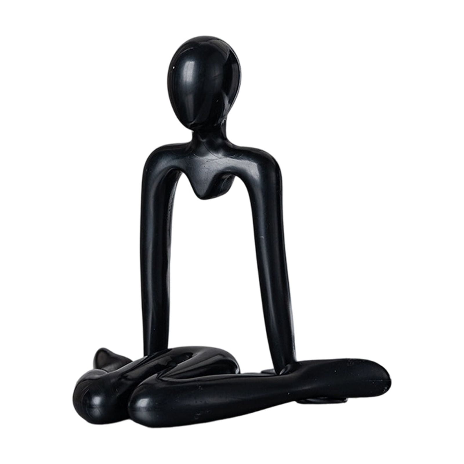 Abstract Thinking Figure Ornament Plastic Art Miniature Sculpture for ...