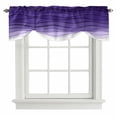 Abstract Tie Up Valance Curtains Purple Gradient Ocean Waves Sandy ...