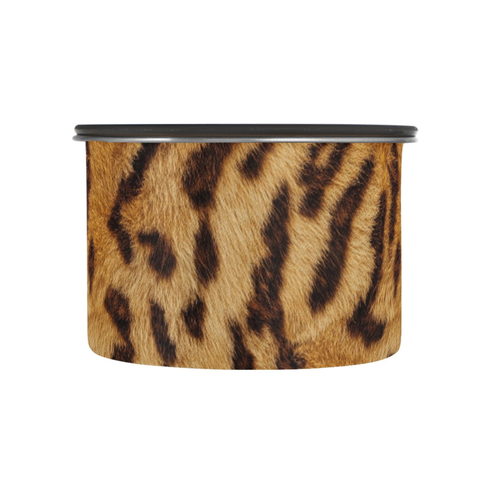 Abstract Tiger Print Airtight Coffee Bean Canister 17oz Food Storage ...