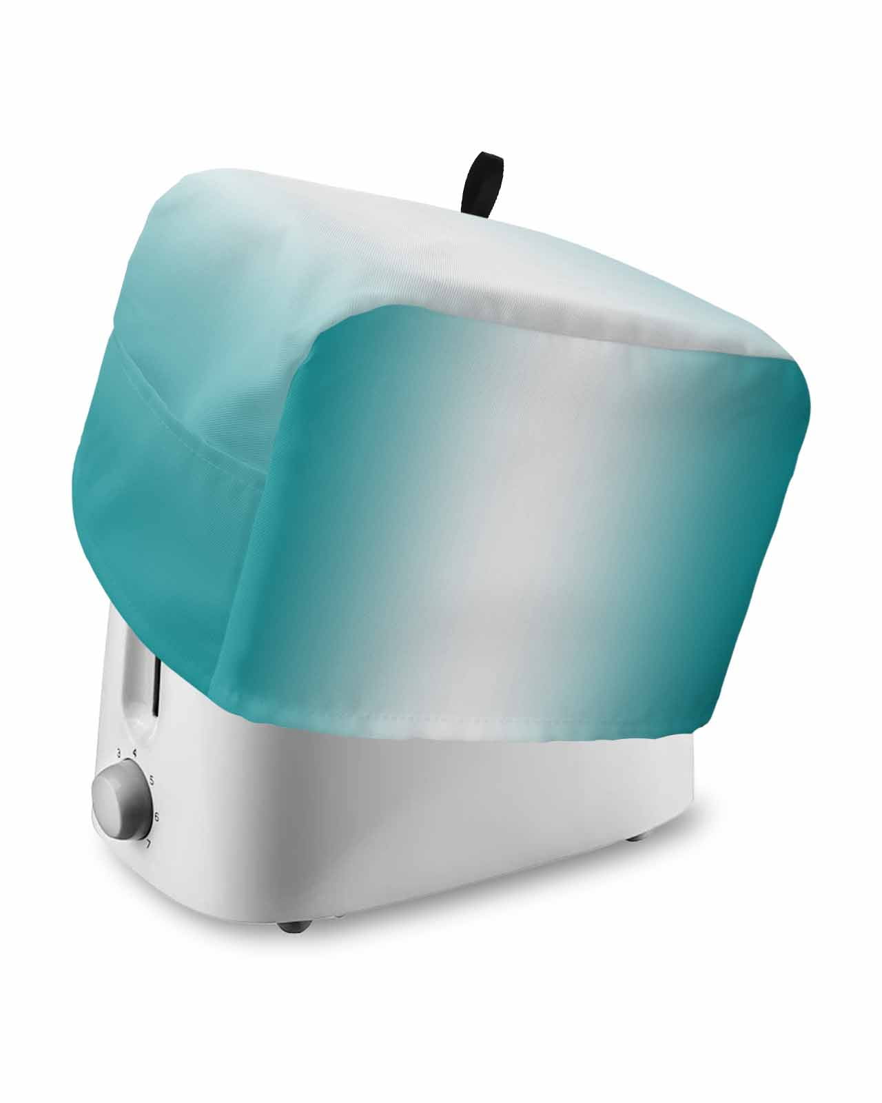 Abstract Toaster Cover 4 Slice, Ombre Teal Blue White Bread Maker Cover ...
