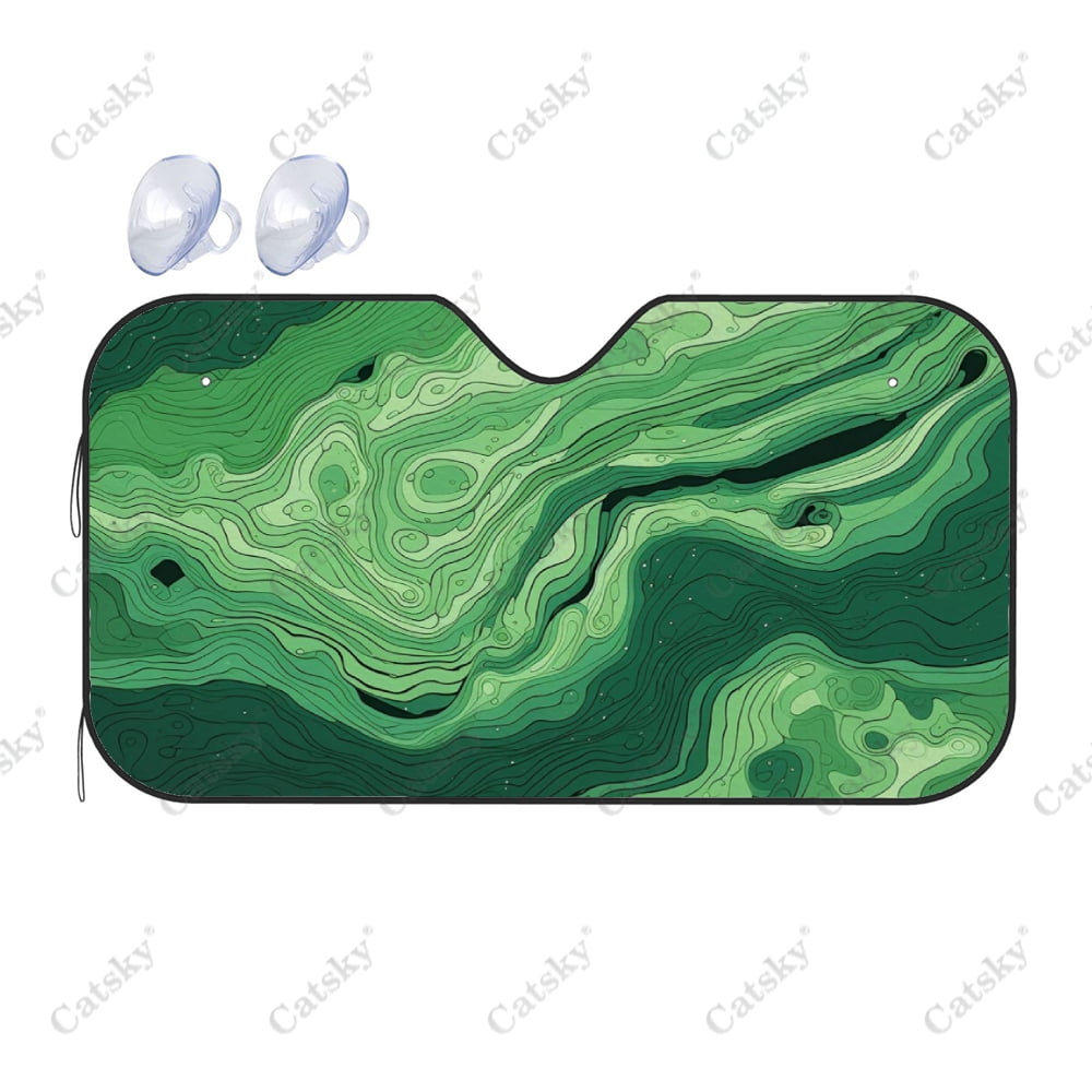 Abstract Topographic Art Car Windshield Sunshade Front Auto Car ...