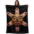 Abstract Totem Blanket Soft Cozy Warm Throw Blanket for Couch, Plush ...