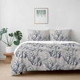Abstract Tree Branches California King Size Bed Set,Vintage Plants on ...
