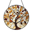 Abstract Tree Decorative Window Hanging – Stained Glass Style - Walmart.com