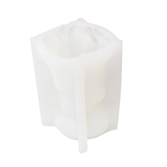 Abstract Tree Stump Mother Child Bear Candle Silicone Mold for DIY ...