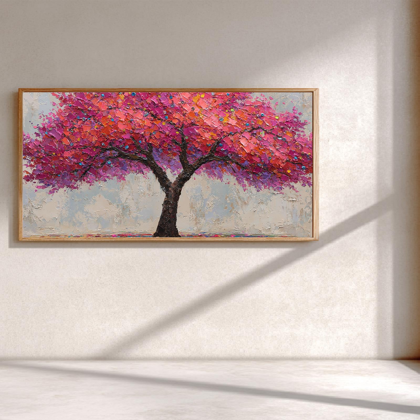 Abstract Tree of Life Canvas Painting Plants Nature Print Wall Art for ...