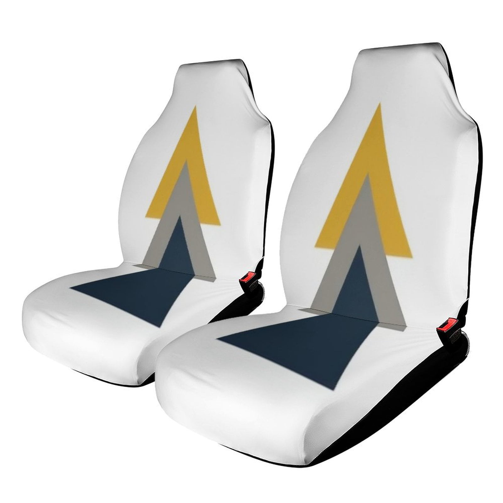 Abstract Triangles Geometric Art Print Car Seat Covers Front Seats ...