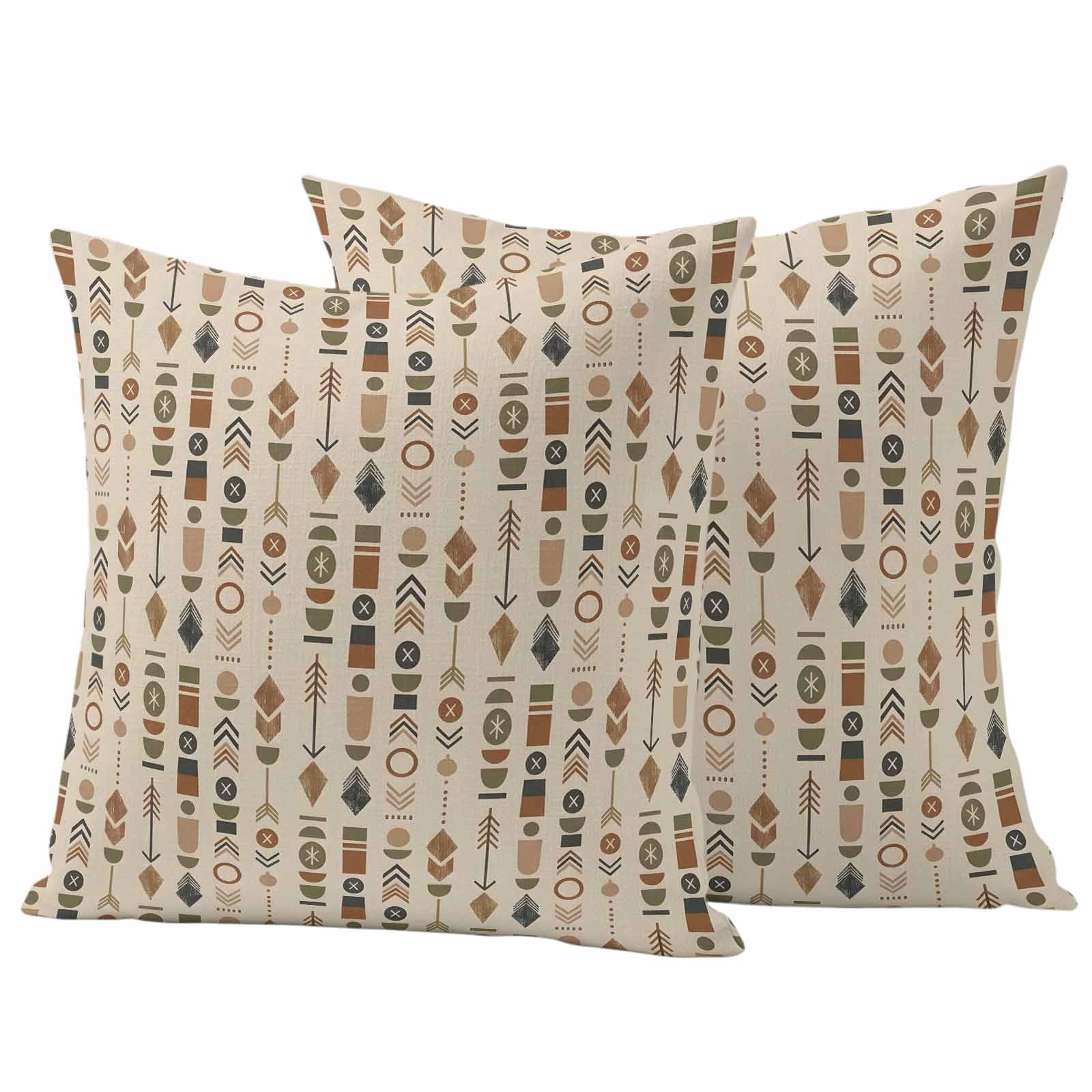 Abstract Tribal Arrows Outdoor Waterproof Pillow Covers, Boho Middle ...