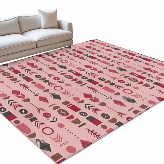 Abstract Tribal Arrows Washable Rug 3x5 Area Rug for Living Room ...