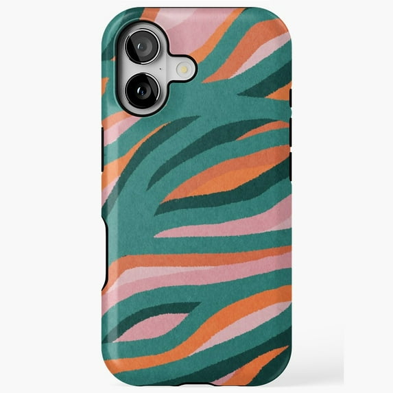 Abstract Tropical Leaves Plant Line Art Modern Boho Phone Case 17 16 15 ...