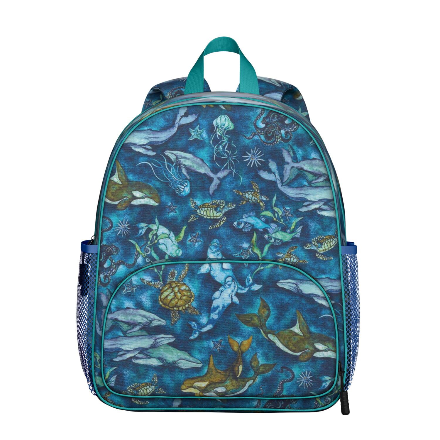 Abstract Turtle Student Backpack – Sea Hawaiian Ocean Animal Tropical ...