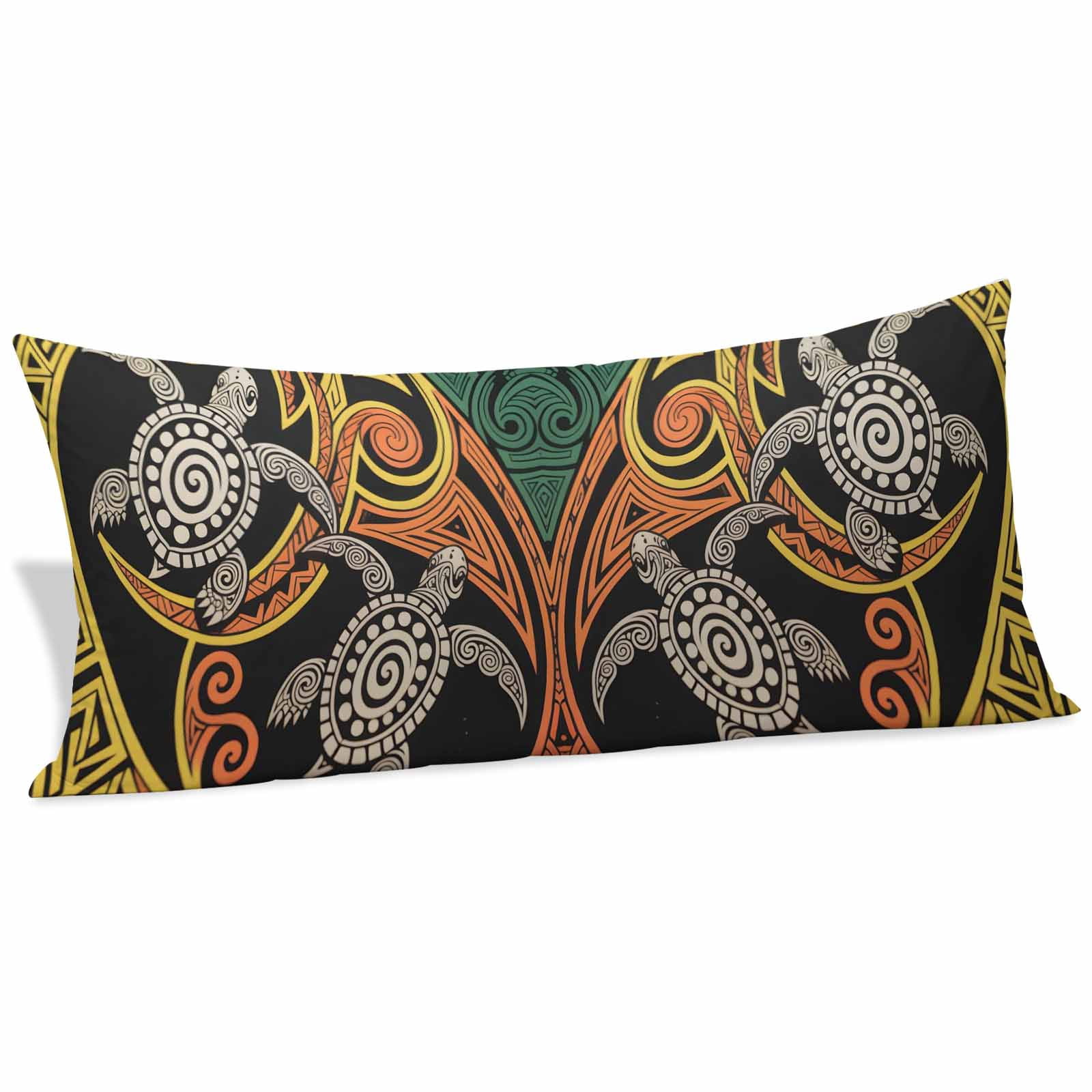 Abstract Turtles Throw Pillow Covers Hawaii Turtles Animals Colorful ...