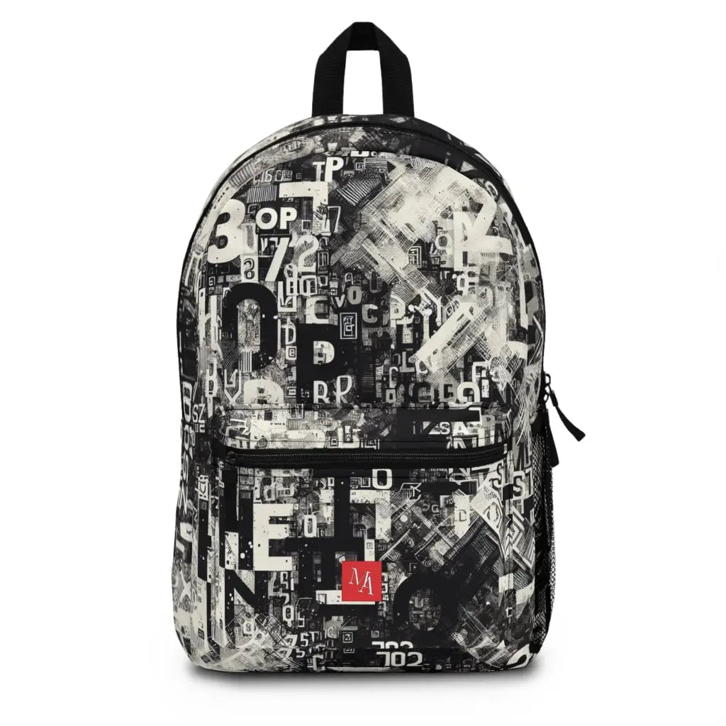 Abstract Typography Explosion - Backpack - Walmart.com