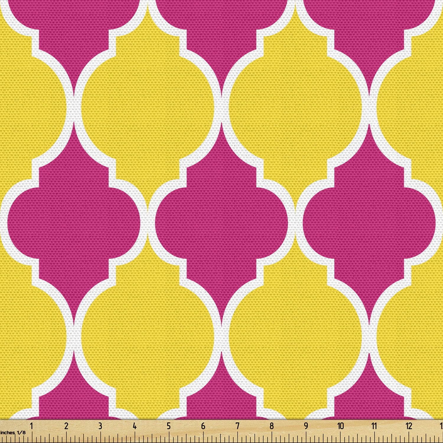 Ambesonne Abstract Fabric by the Yard Upholstery, Colorful Modern ...
