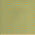 Ambesonne Abstract Fabric by the Yard Upholstery, Blue Orange Illusion ...