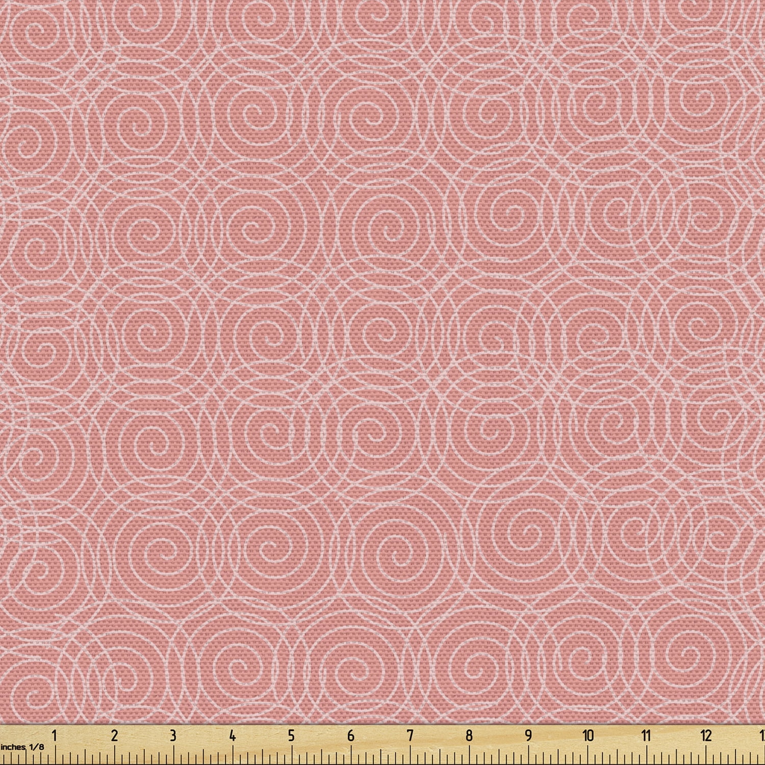 Abstract Upholstery Fabric by the Yard, Pattern of Basic Swirls or ...