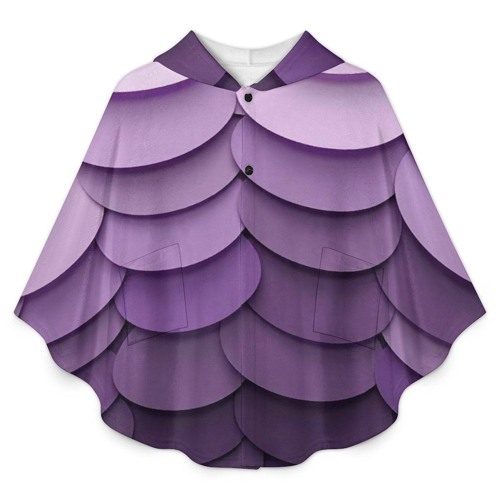 Abstract Vector Purple Disc Blanket Oversized Wearable Hooded Blanket ...
