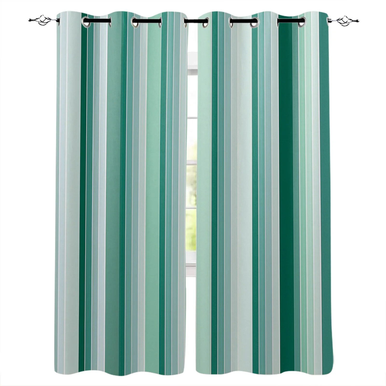 Abstract Vertical Seamless Pattern Curtains for Living Room Kids ...