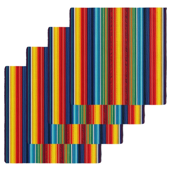 Abstract Vertical Striped Kitchen Dish Towels for Drying Dishes Set of ...