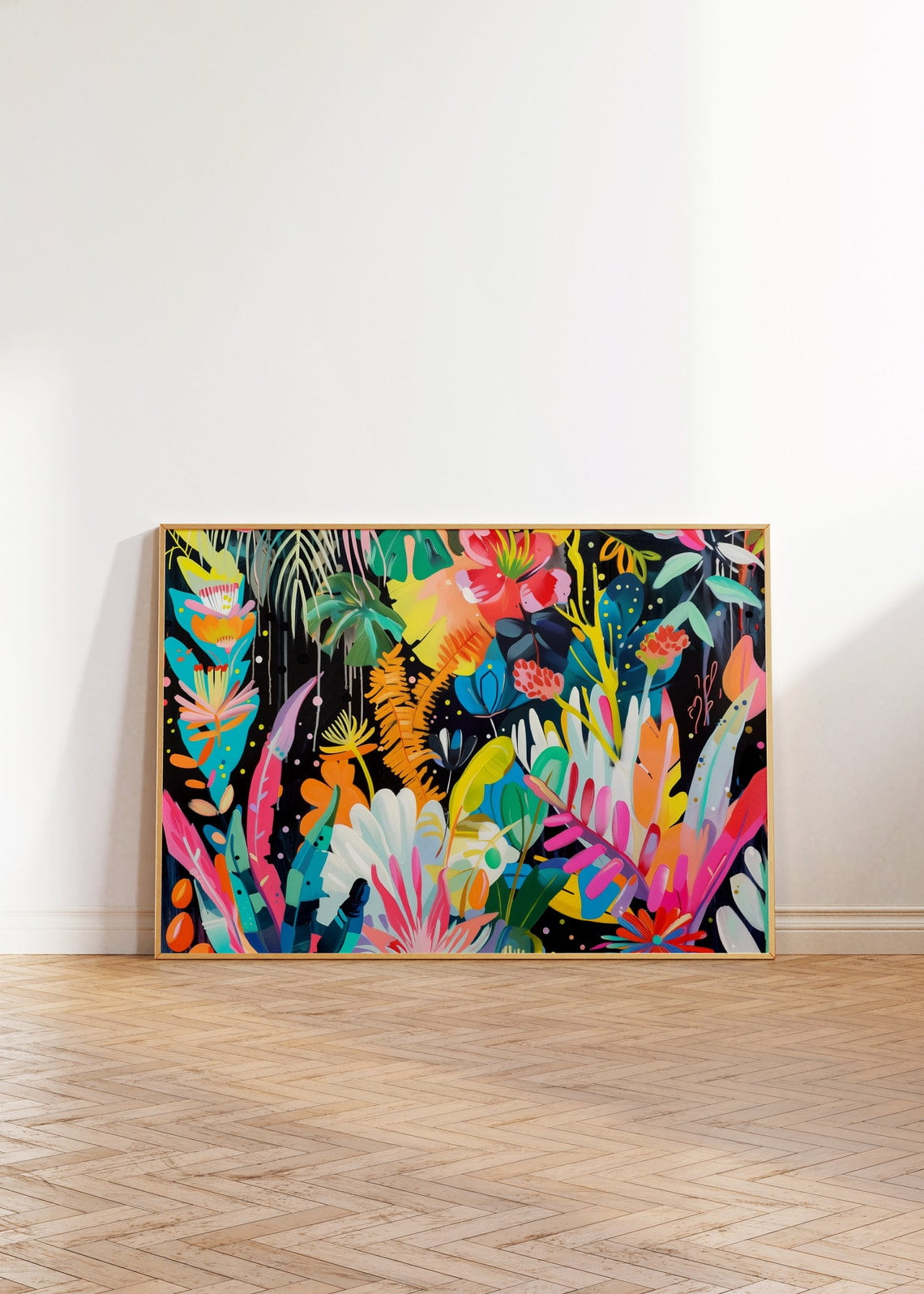 Abstract Vibrant Wall Art, Maximalist Wall Art, Colorful Wall Art ...