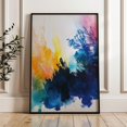 Abstract Wall Art Vibrant Poster Art Home Decor Vintage Gift Living ...
