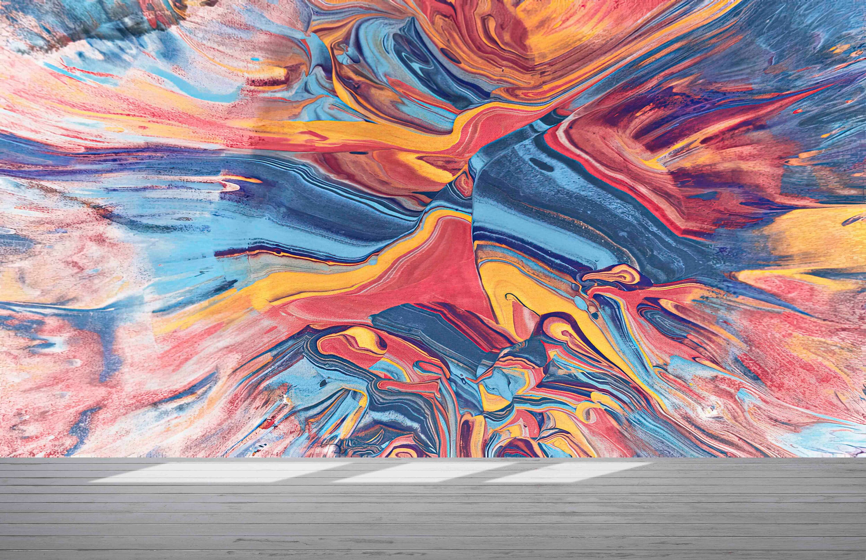 Abstract Wall Decor, Colorful, Bright Wallpaper, Wallpaper Wall Art ...