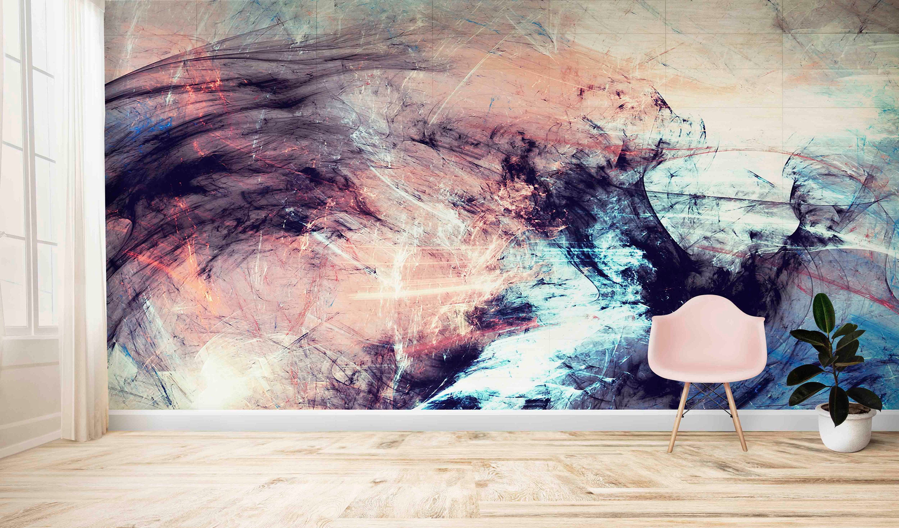 Abstract Wall Decor, Contemporary Wall Decor, Colorful Wall Print ...