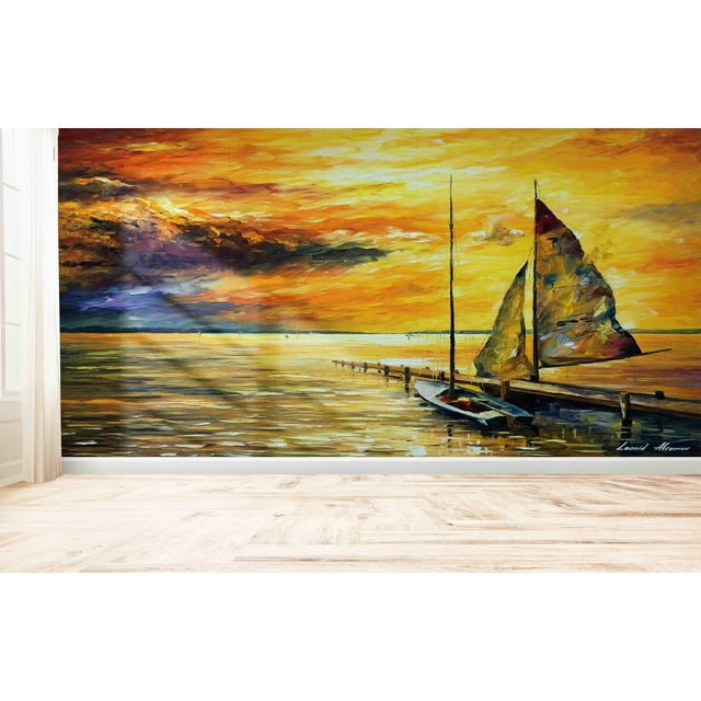 Abstract Wall Painting, Paper Wall Art Nature Wall Mural, 3d Wallpaper ...