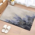 Abstract Washable Area Rug 2 x 3 ft Ink Painting Mottled Gradient ...