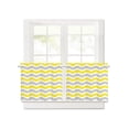 Abstract Water Ripple Art Short Blackout Curtains 30 Inch Long ...