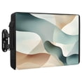 Abstract Water Ripple Outdoor TV Cover 40 to 43 Inch Blue Brown ...