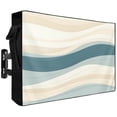 Abstract Wave Effect Outdoor TV Cover 40 to 43 inch Watercolor Blue ...