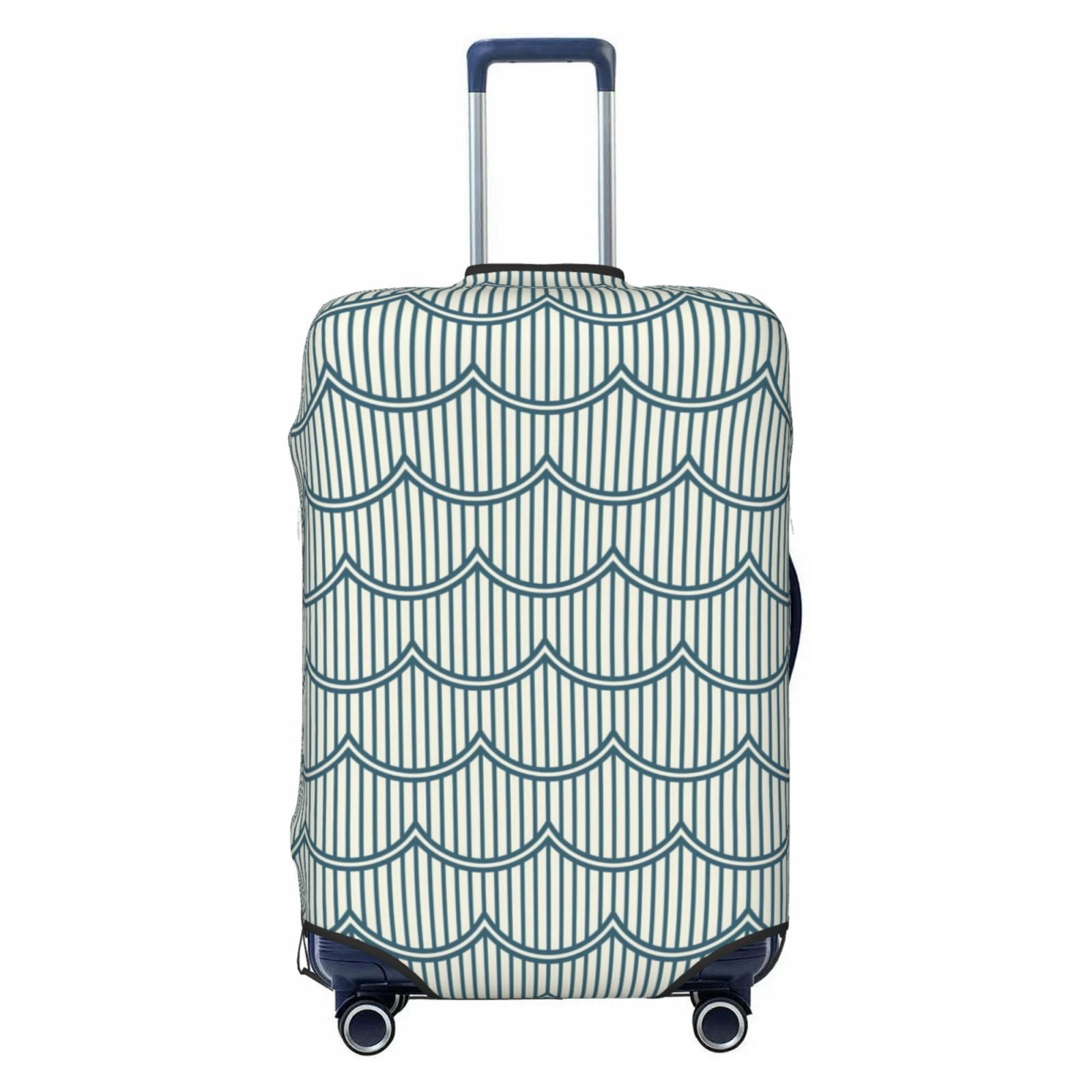 Abstract Wave Pattern Luggage Cover, Suitcase Cover for Luggage Fits 18 ...