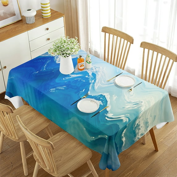 Abstract Wave Tablecloth Wavy Line Geometry Psychedelic Pattern ...