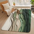 Abstract Wave Texture Area Rugs for Living Room 5x6, Retro Watercolor ...