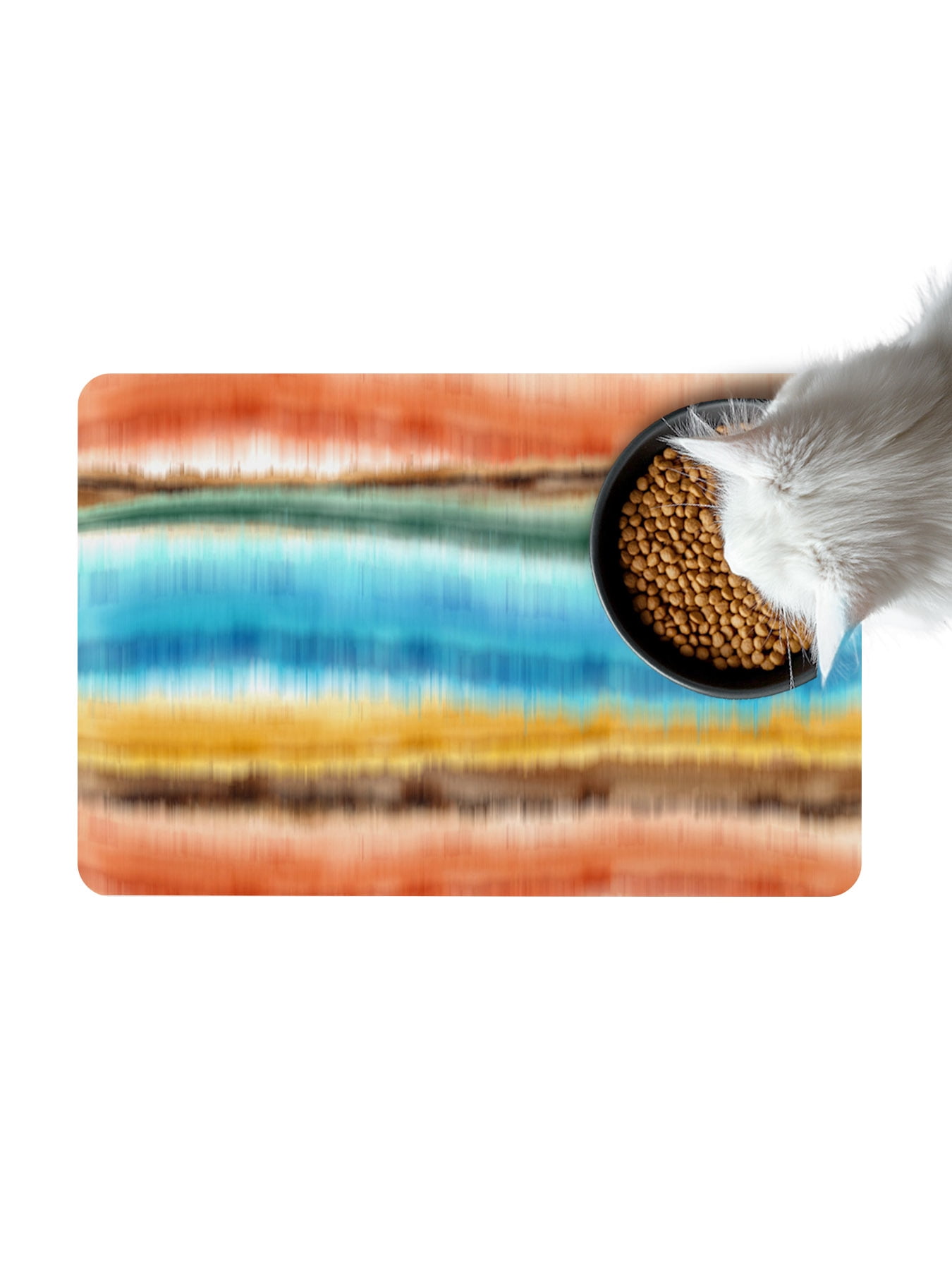 Abstract Waves Doormat Non Slip Diatomaceous Earth Door Mat Absorbent ...