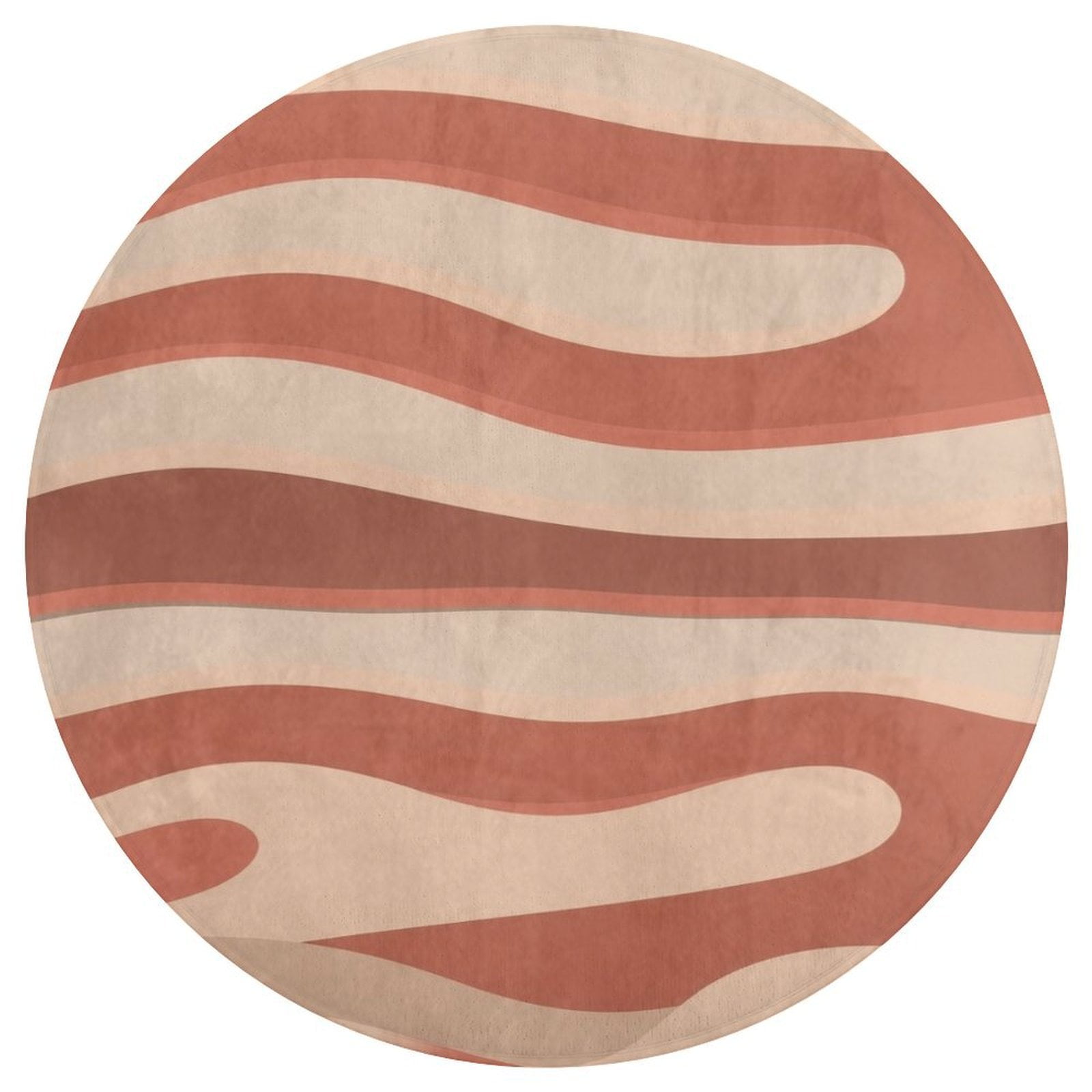 Abstract Wavy Pattern Round Carpet Rugs And Carpets for Home Living ...