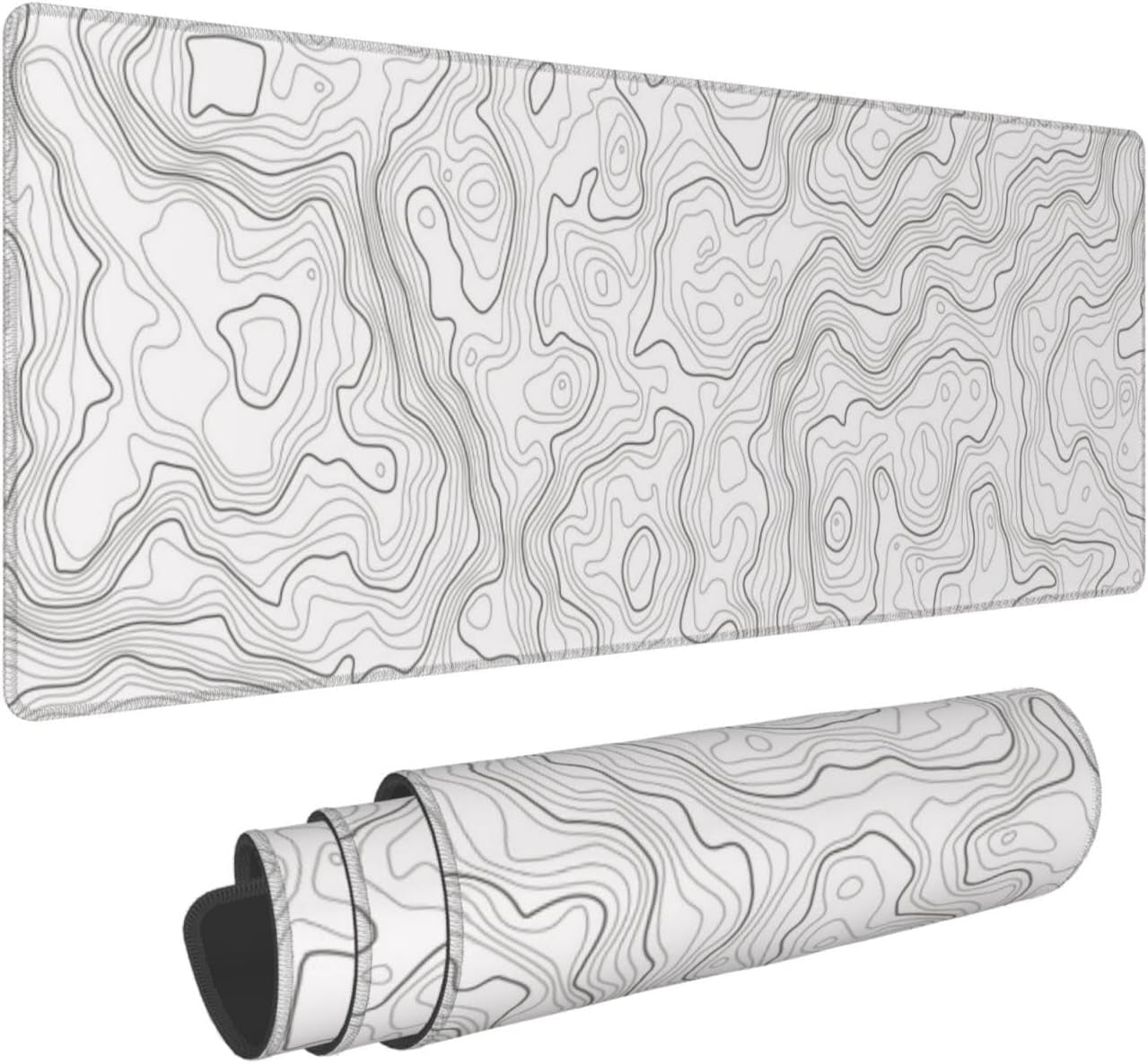 Abstract White Topographic Contour Map Topography Geography ...