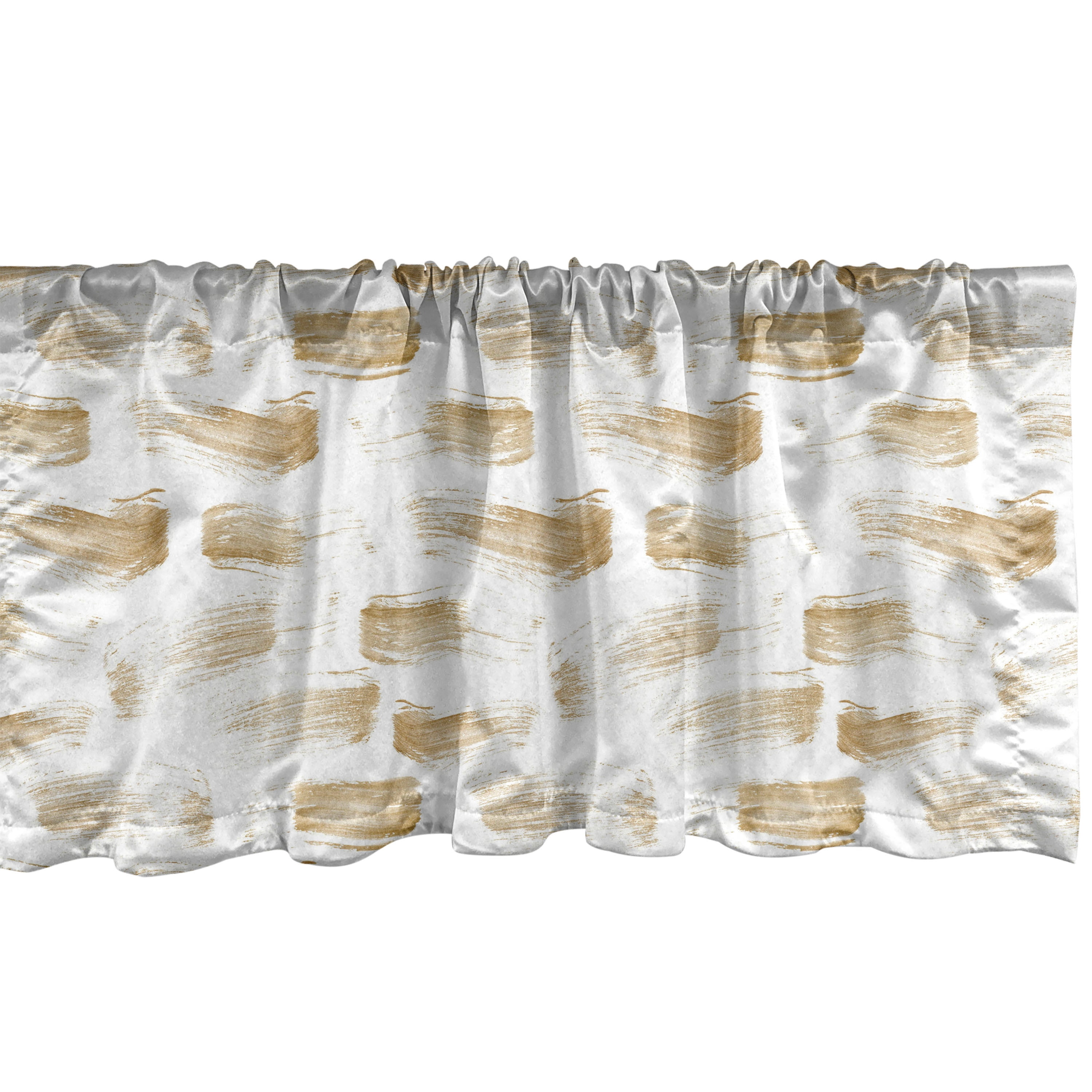 Abstract Window Valance, Paint Brush Motif Contemporary Style ...