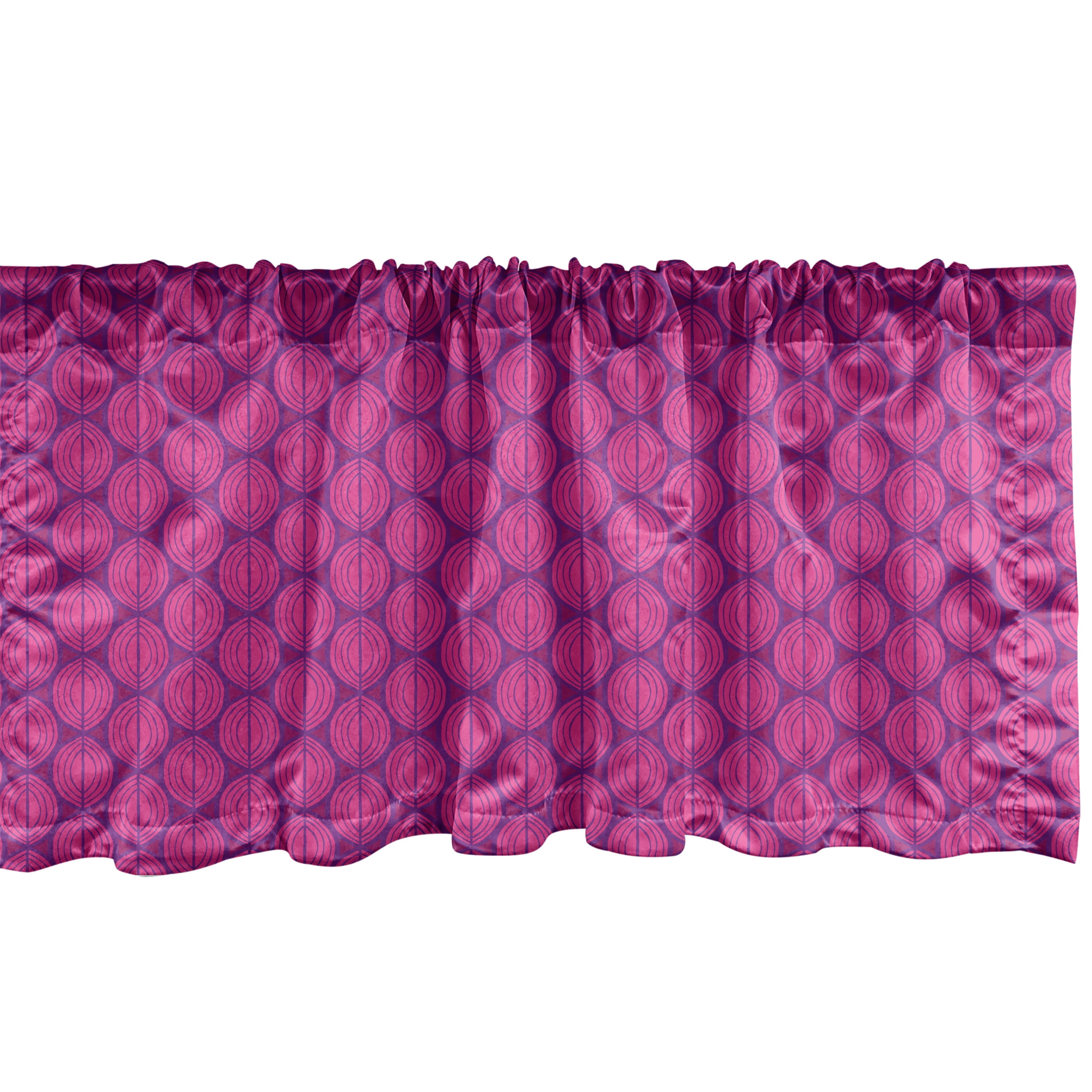 Abstract Window Valance, Tribal Inspired Retro Funky Hand Drawn ...