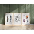 Abstract Wine Art Prints Kitchen Bar Decor Home Decor Office Wall Art ...