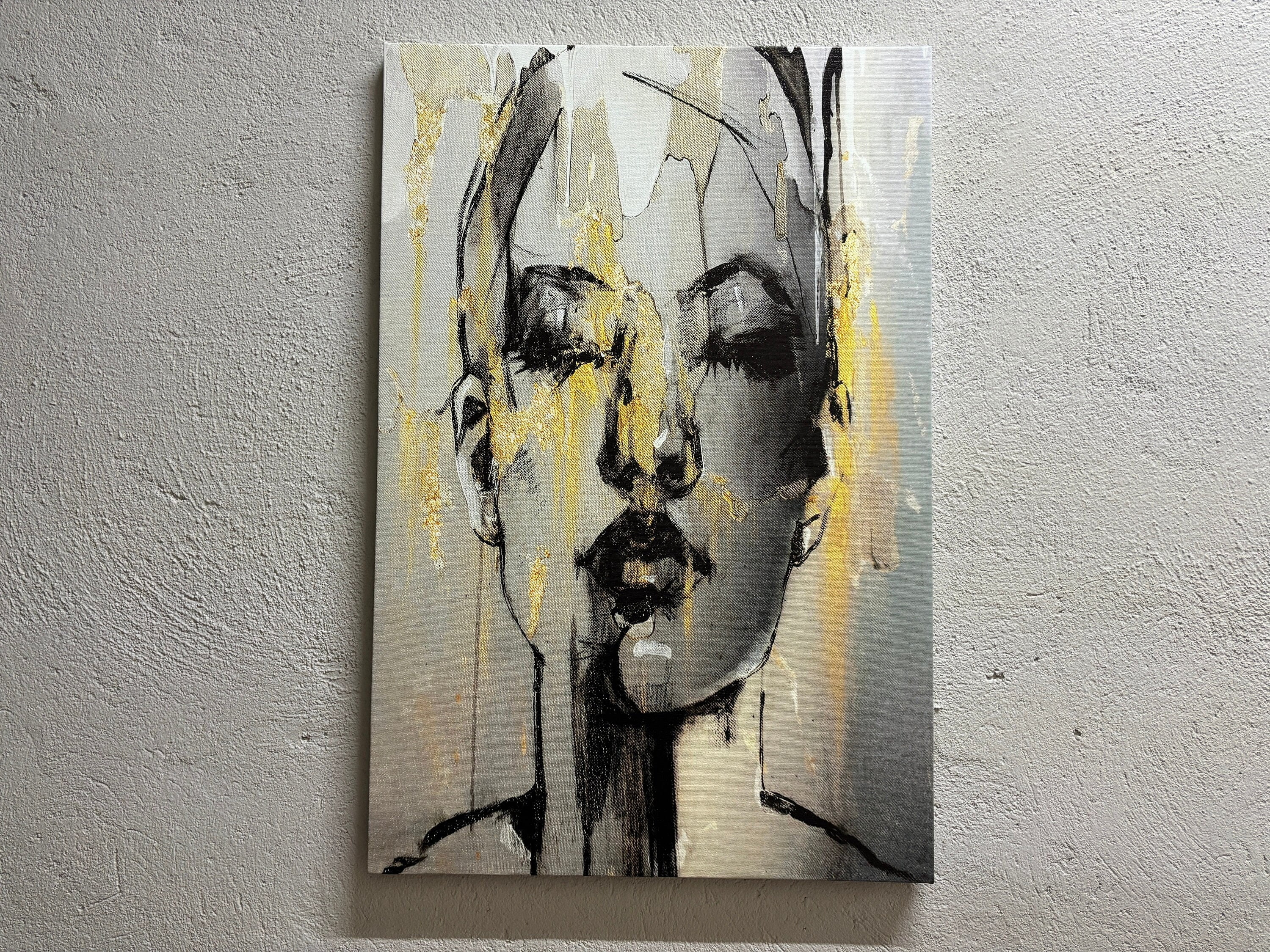 Abstract Woman Face, Canvas Print, Canvas, Printed Canvas Canvas ...
