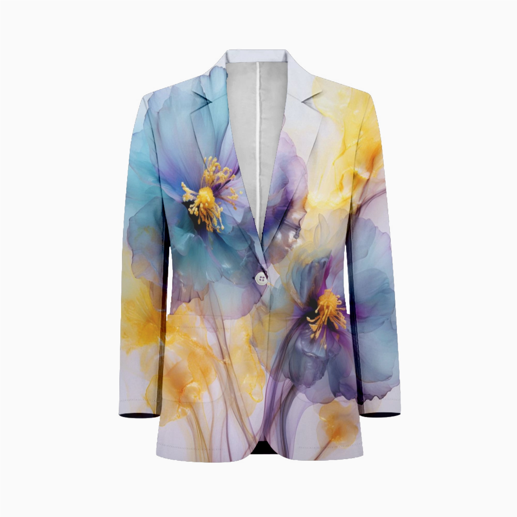 Abstract Xray Flowers Collection Customized Men's Suits full man Shawl ...
