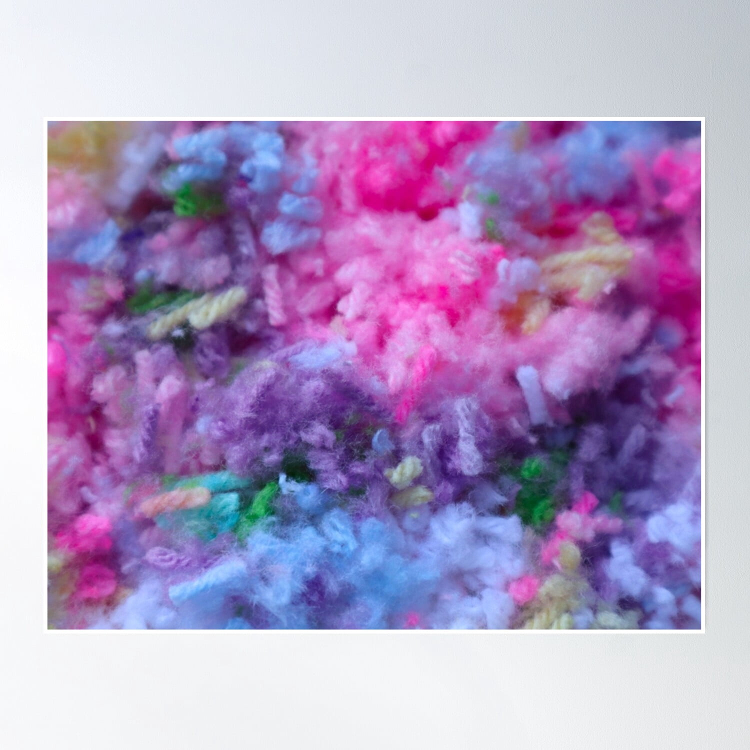 Abstract Yarn Art A Soft Wanderlust Dream Of Pastel Colors In Including ...