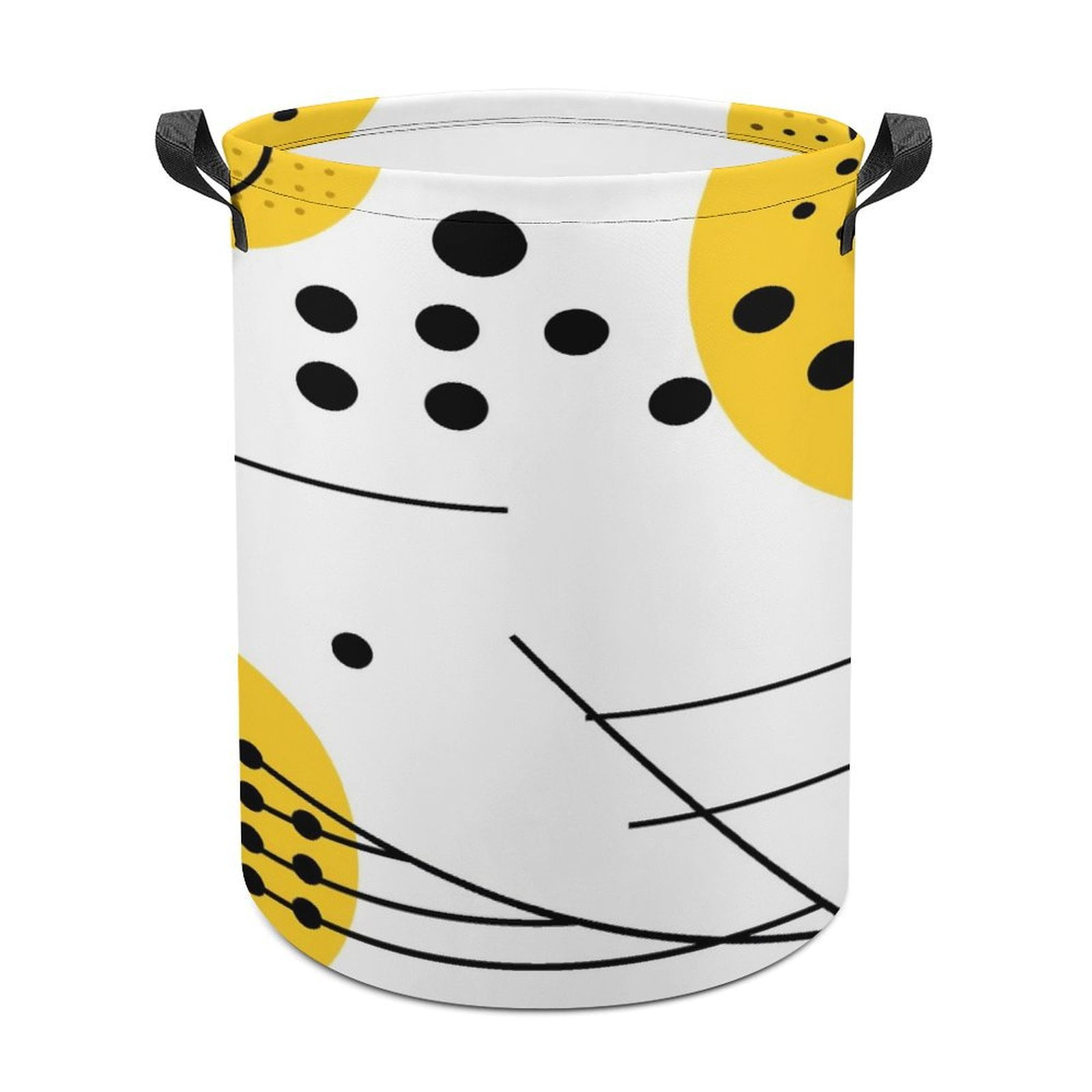 Abstract Yellow Design Waterproof Storage Bag Household Dirty Laundry ...