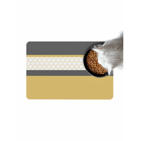 Abstract Yellow Doormat Non Slip Diatomaceous Earth Door Mat Absorbent ...